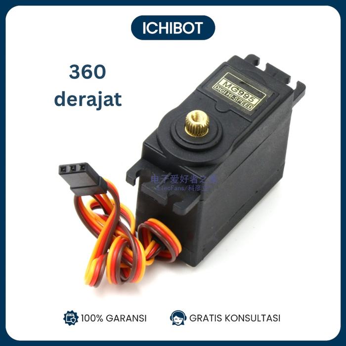 Jual 360 Derajat Servo MG996R Steering Gear Metal Motor MG996 360 ...