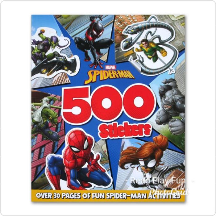 Jual Marvel Spider-Man 500 Stickers Activity Book (Over 30 Pages Of Fun ...