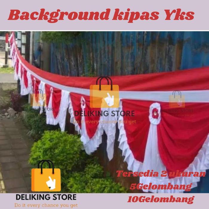 Jual Bendera panjang bendera gelombang background Bendera polos Bendera ...