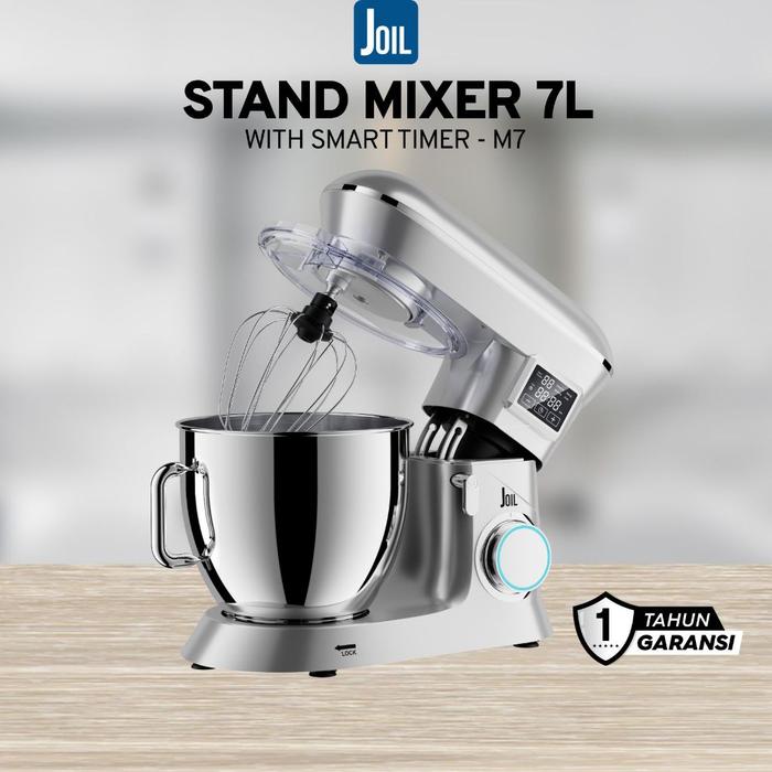 Jual EDS- Joil Stand Mixer 7 Liter dengan Timer Off 6 Speed Mangkuk ...