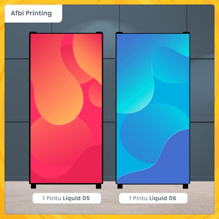 Jual Stiker Kulkas 1 Pintu / Sticker Mesin Pendingin 2 pintu Motif ...