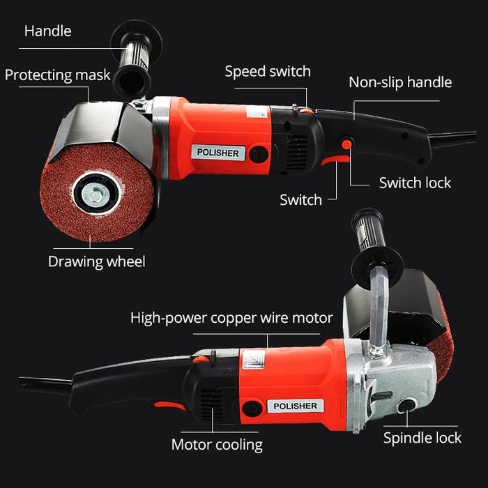 Jual Tools Burnishing Polishing Machine 1400w 3000rpm Industrial ...