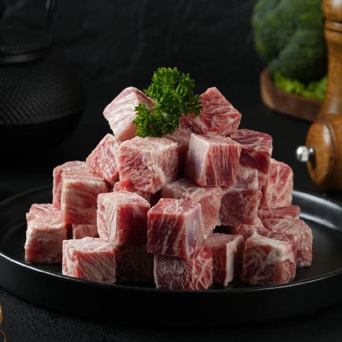 Promo Daging Sapi Beef Wagyu Saikoro Cubes Meltique FRESH CUT! 1 KG ...