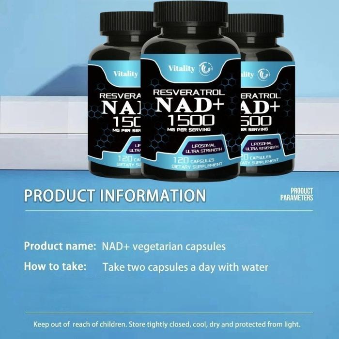 Jual NAD+ Supplement Capsules-Nicotinamide Riboside Alternative ...