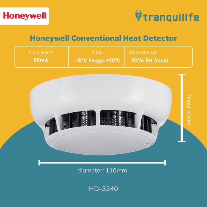 Jual Fire Alarm Heat Detector Conventional HD-3240 Pendeteksi Panas ...