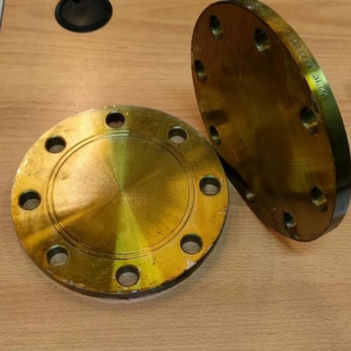 Jual Blind Flange Carbon Steel Jis 10k 16" inch / Flange buta besi CS ...