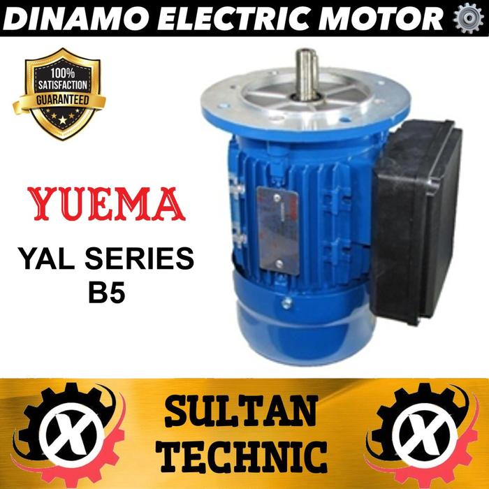 Jual DINAMO ELECTRIC MOTOR YUEMA YAL 4P 1,5KW 2HP 1 PHASE SINGLE PHASE 220/240V B5 - Jakarta ...