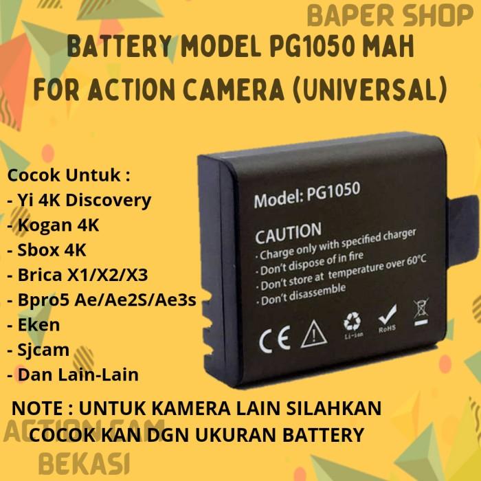 Jual Baterai Kogan 1050 Mah Bcare Bpro 5 Sjcam Battery Yi 4K Discovery ...