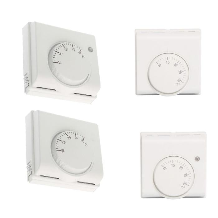 Jual 220V 6A Room Mechanical Thermostat Regulator Temperature ...