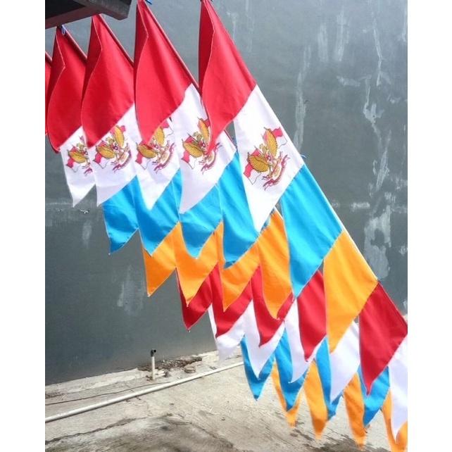 Jual BENDERA UMBUL UMBUL GARUDA WARNA WARNI ISI 20PCS - Jakarta Utara - multilancar | Tokopedia