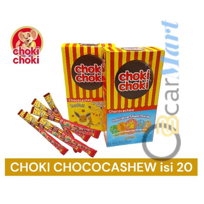 Jual CHOKI CHOKI COKLAT PASTA Choco Cashew isi 20 Coki - Jakarta ...