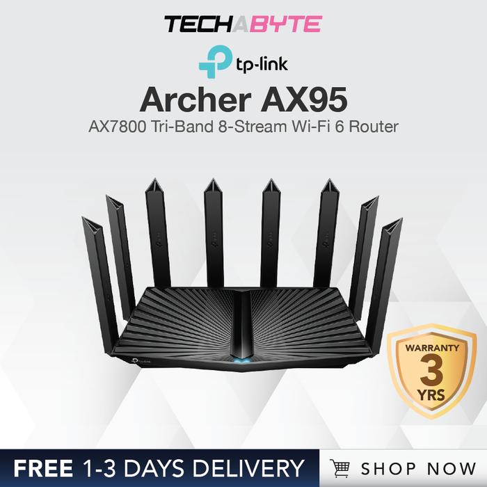 Jual Baru Archer AX95 AX7800 TriBand 8Stream WiFi 6 Router - Jakarta ...