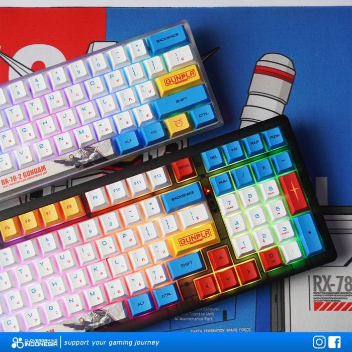 Jual Keycaps Gundam Theme Set Gunpla RX-782 PBT Dye Sub Mechanical ...