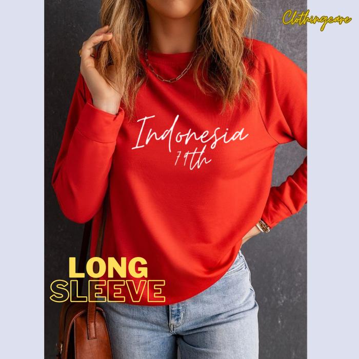 Jual Kaos Atasan Dewasa Hut Ri Kaos Wanita Hut Ri Kaos Dirgahayu Ri Kaos Merah Putih Hut Ri Kaos ...