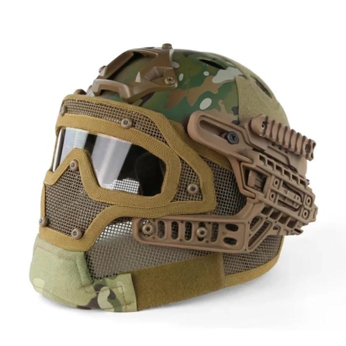 Jual New Emersongear-Tactical-Helmet-Full-Mask-9197-Airsoft/Military ...