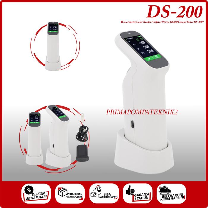 Jual Colorimeter Color Reader Analyzer Warna DS200 Colour Tester DS-200 ...