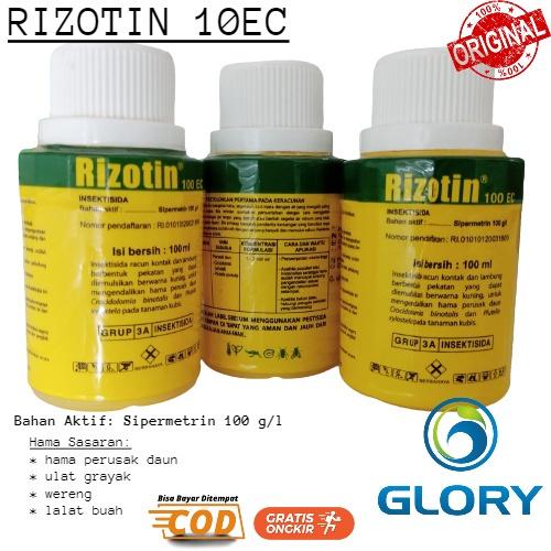 Jual NEW Insektisida Rizotin 100 Ec 100 Ml Atau Inteksida Obat Racun ...