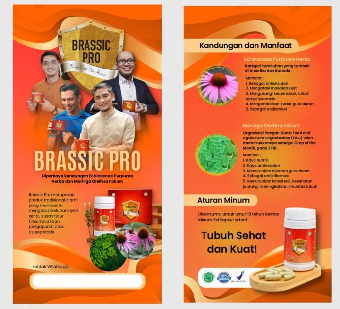 Jual Brosur Atau Pamflet Produk Brasic Pro 20X10 - Jakarta Selatan ...