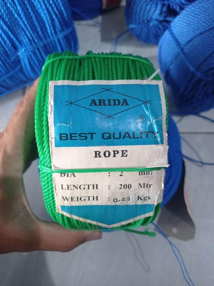 Jual Tali Tambang 2 Mm 200 M Tali Tambang Arida Tali Tambang Jaring Ikan Tali Tambang Tampar ...
