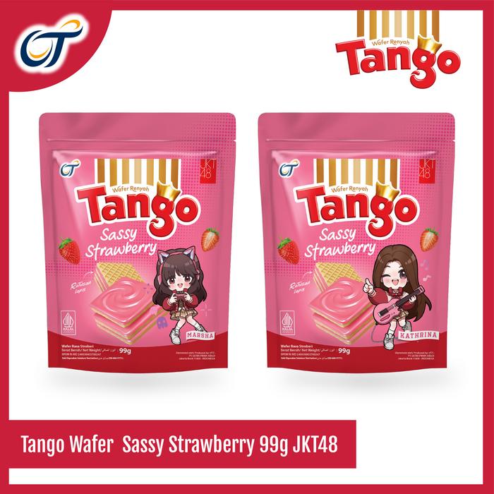 Promo Tango Wafer Pouch Sassy Strawberry 99GR EXCLUSIVE JKT48 - [Isi 2 ...