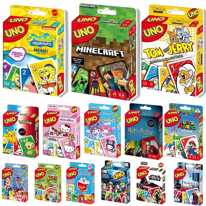 Jual 27 Style Newest UNO Card Game Harry Potter One Piece Pikachu Super ...