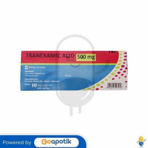 Jual TRANEXAMIC ACID HEXPHARM 500 MG BOX 100 TABLET - Kota Surabaya ...
