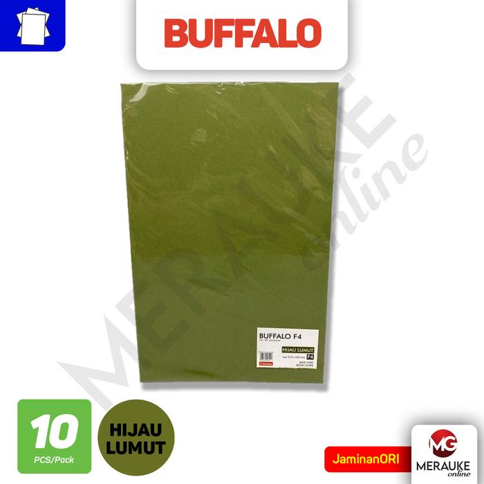 Jual Kertas Jilid Buffalo F4 160gsm (1 Pack isi 10 Lembar) - Hijau ...