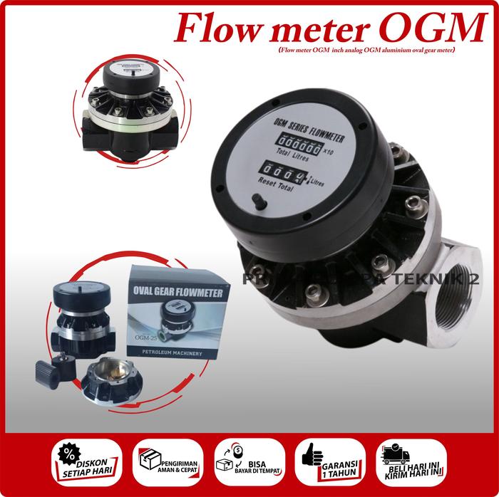 Jual oval gear flowmeter 1 inch Flowmeter OGM 1 inch Flow meter Ogm 1 ...