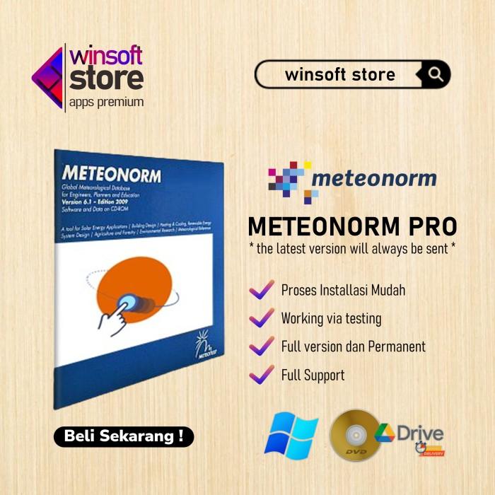 Jual work test - MeteoNorm 8 2024 Full Activation Lifetime ...