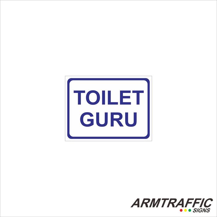 Jual CUCI GUDANG SIGN TANDA ARAH PETUNJUK RAMBU TOILET GURU TOILET ...
