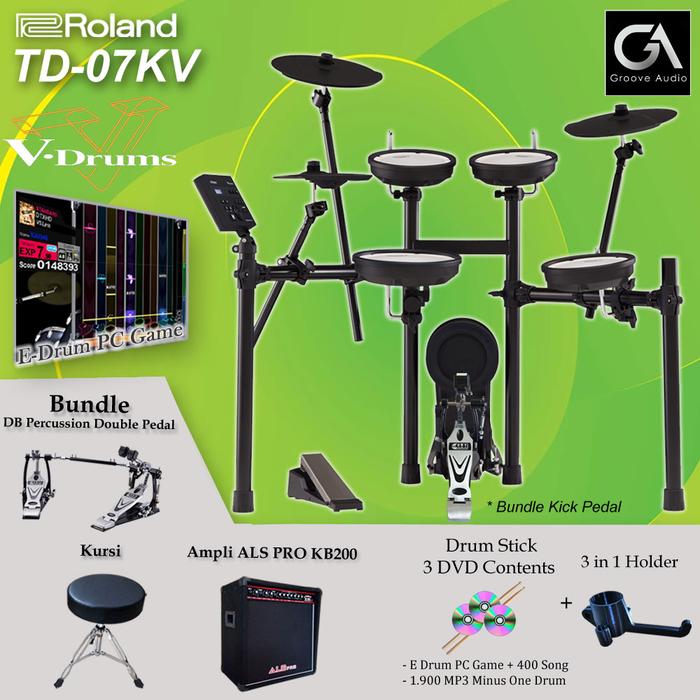 Jual Drum Elektrik Roland TD 07KV / TD07 KV / TD07KV V Drums - Kota Bekasi - Groove Audio ...