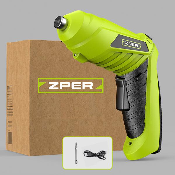 Jual ZPER Mesin Bor Baterai 4.2V Obeng Listrik Cordless Drill Battery ...
