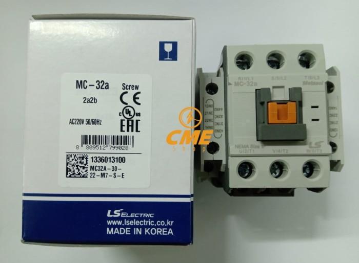 Jual Magnetic Contactor / Kontaktor LS Electric MC-32A 220V 50/60Hz NE ...