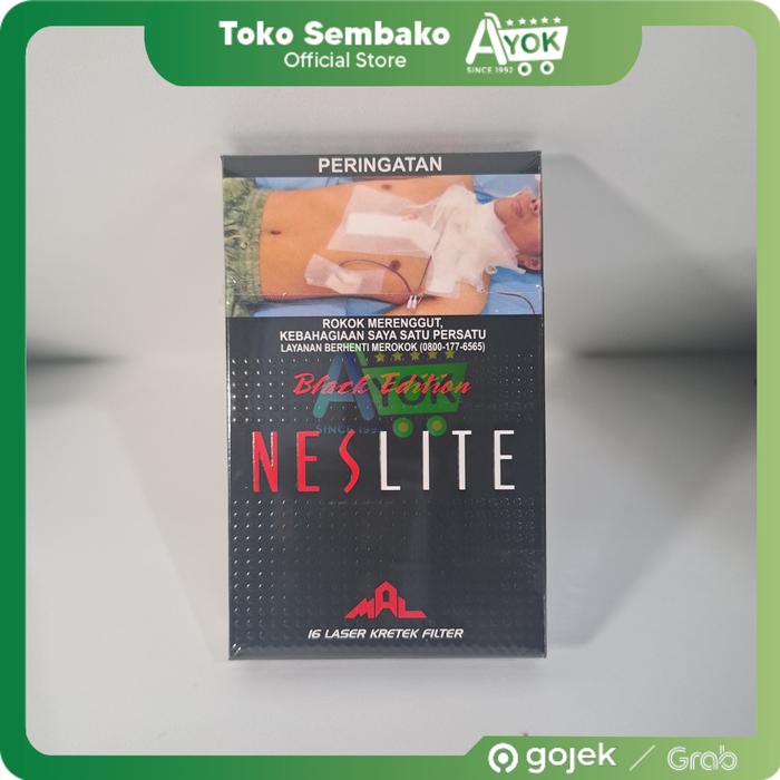 Jual Neslite Black Edition 16 Batang - Rokok Neslite Hitam - 1 Bungkus ...
