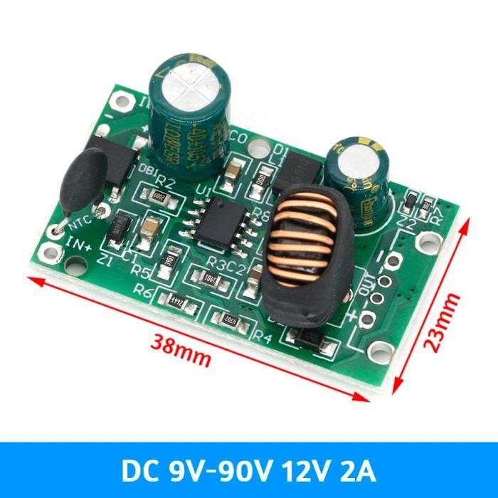 Jual Step Down Module Power Supply dc dc converter Buck 9-90V to 5V 12V ...