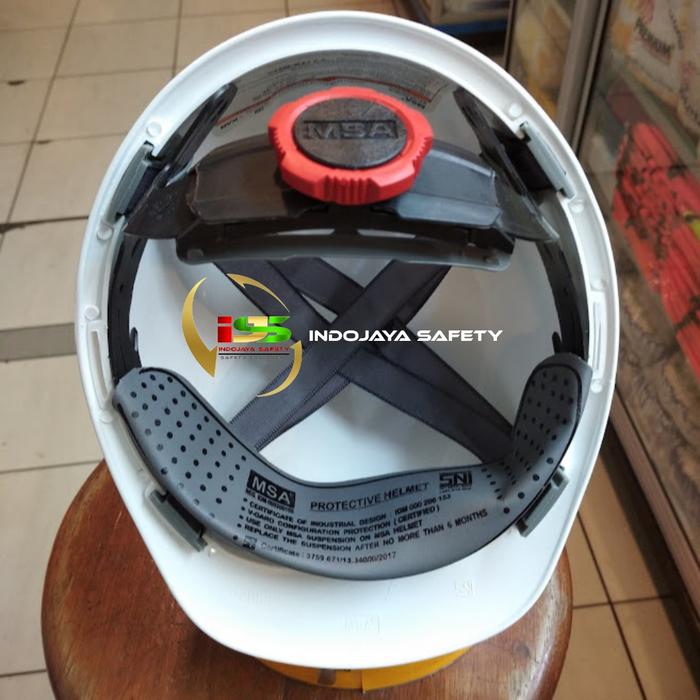 Jual Helm Safety Msa V-Gard Original Fastrack Putar - Safety Helmet ...