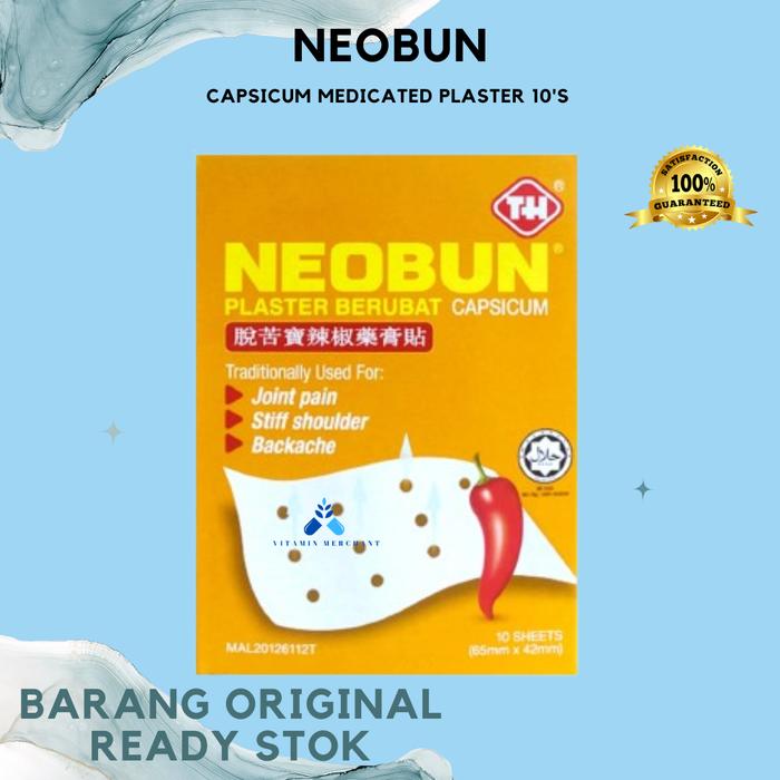 Jual Neobun Capsicum Medicated Plaster 10's - Kota Surabaya - Pharma ...