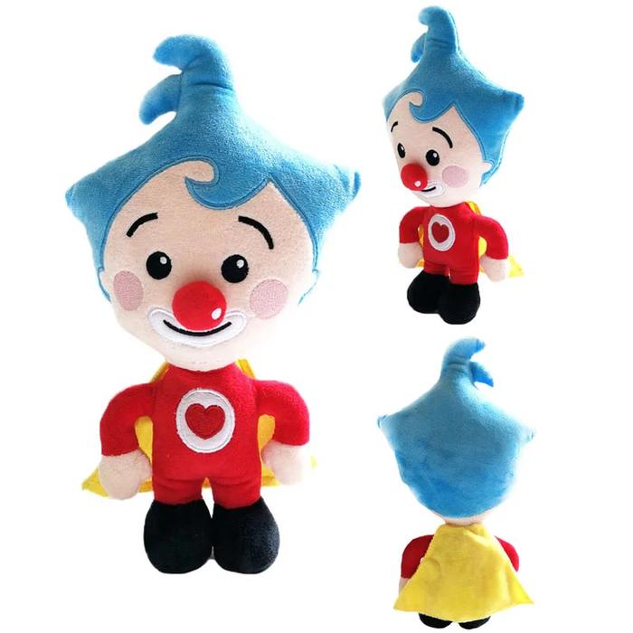 Jual 25cm Cute Plim Plim Clown Plush Toy Cartoon Stuffed Plush Doll ...