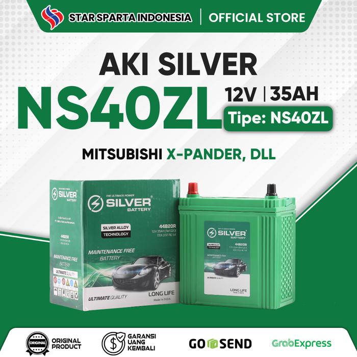Jual Silver - Aki NS40ZL 12V 35Ah untuk Mitsubishi X-Pander - Jakarta ...