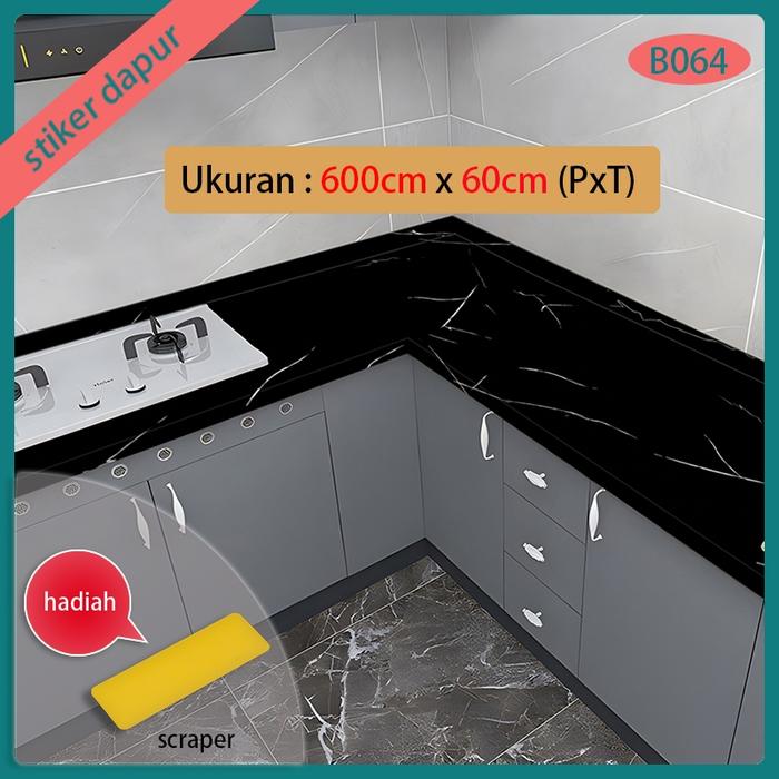 Promo sticker dinding dapur anti minyak dan panas bahan alumunium foil ...