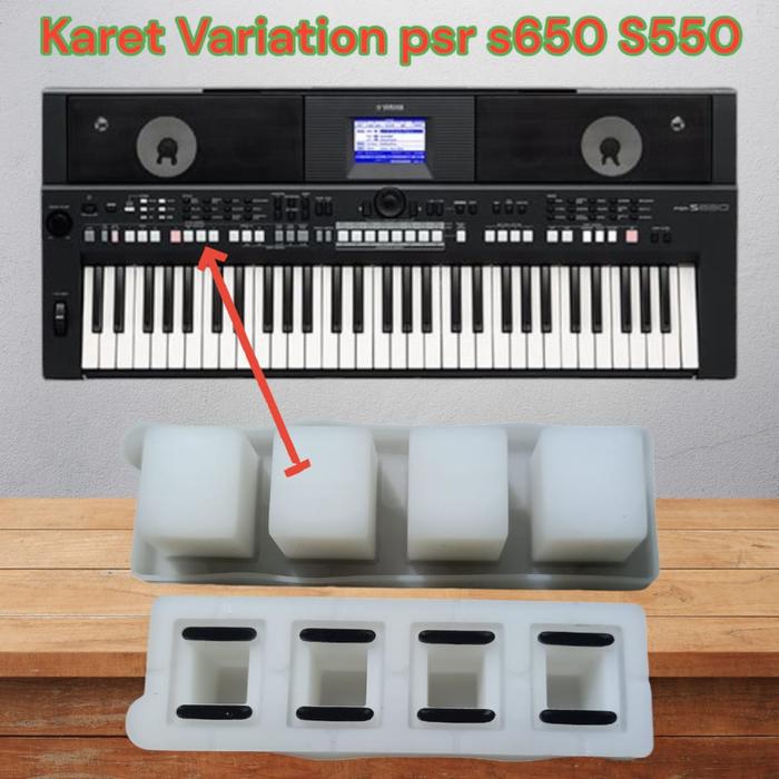 Jual Karet Variation Original Karet ABCD Keyboard Yamaha Psr S650 S550 ...