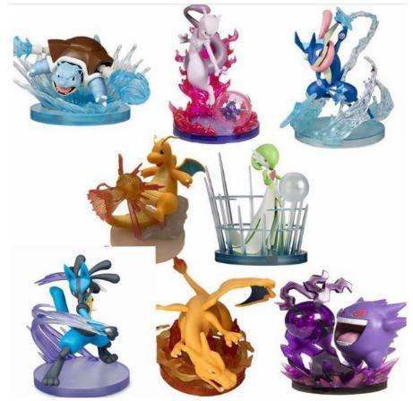 Jual Pokemon Action Figure Charizard Blastoise Gengar Lucario Dragonite ...