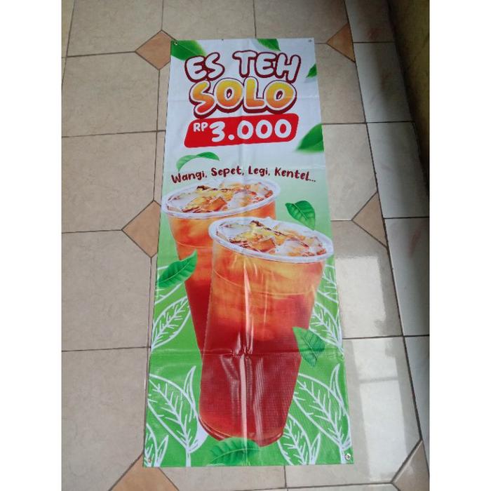 Jual SPANDUK BANNER ES TEH JUMBO ES TEH SOLO FREE EDIT NAMA - Jakarta ...