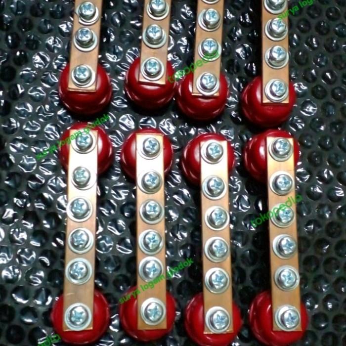 Jual busbar tembaga nol arde grounding 15mm x 10cm tebal 3mm - Jakarta ...