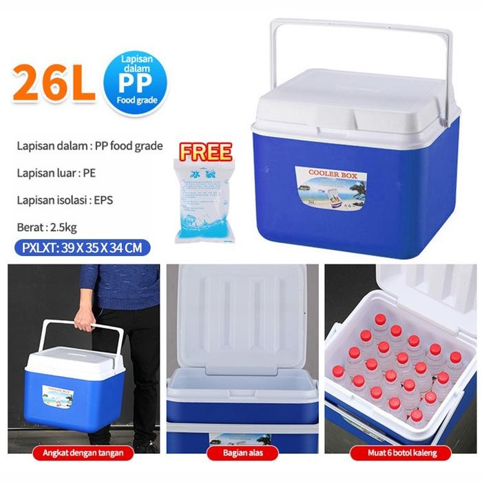 Jual Cooler Box Roda 28Liter , 26 Liter ，13 Liter ，8 Liter ，box es batu ...