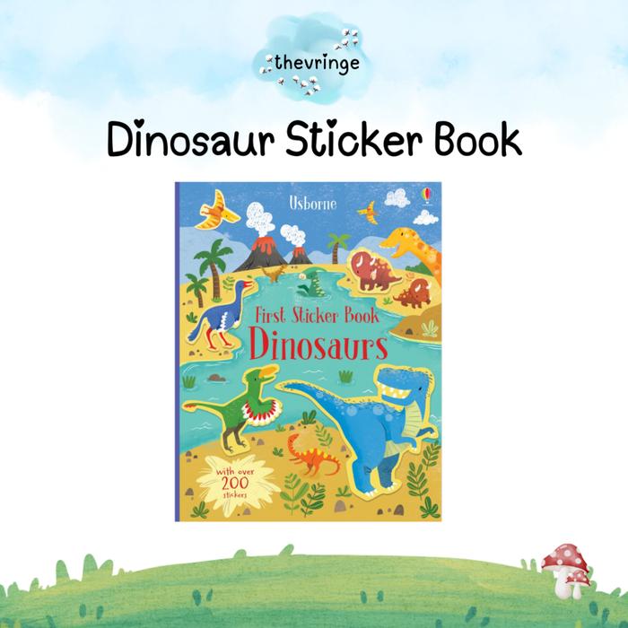 Promo Sticker Book Dinosaurs First Sticker Buku Aktivitas Dinosaurus ...