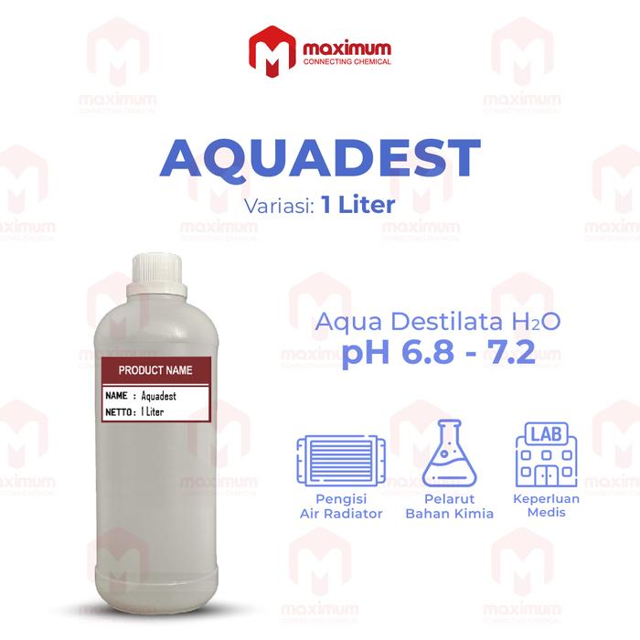 Jual Aquadest / Akuades / Aquades / Air Suling / Air Aki Radiator 1 ...