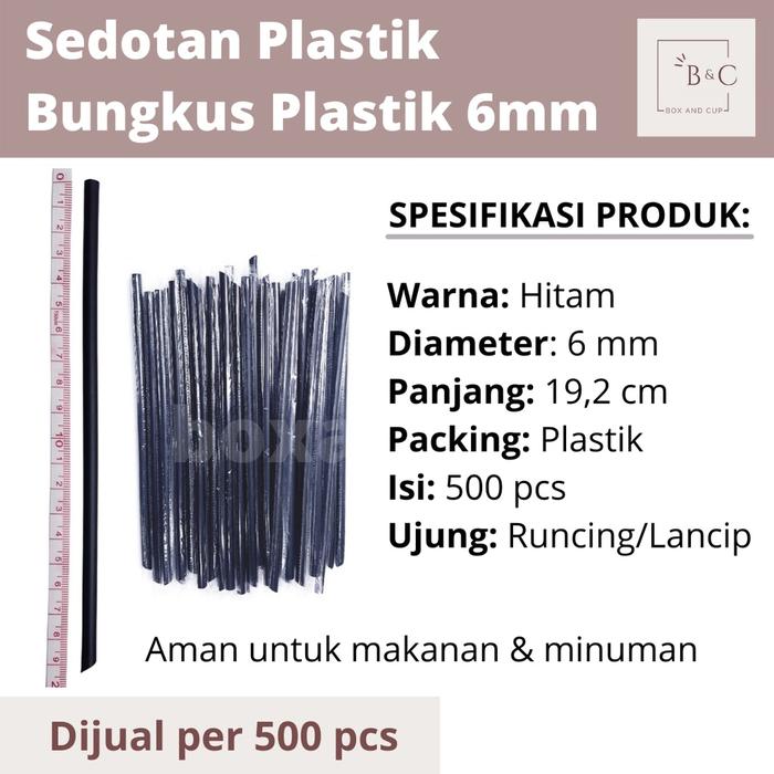 Jual Sedotan / Pipet / Straw Plastik Steril Runcing / Lancip Bungkus ...