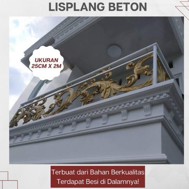 Jual Lisplang beton 25 cm x 2 m | lisplang minimalis, lisplang ...