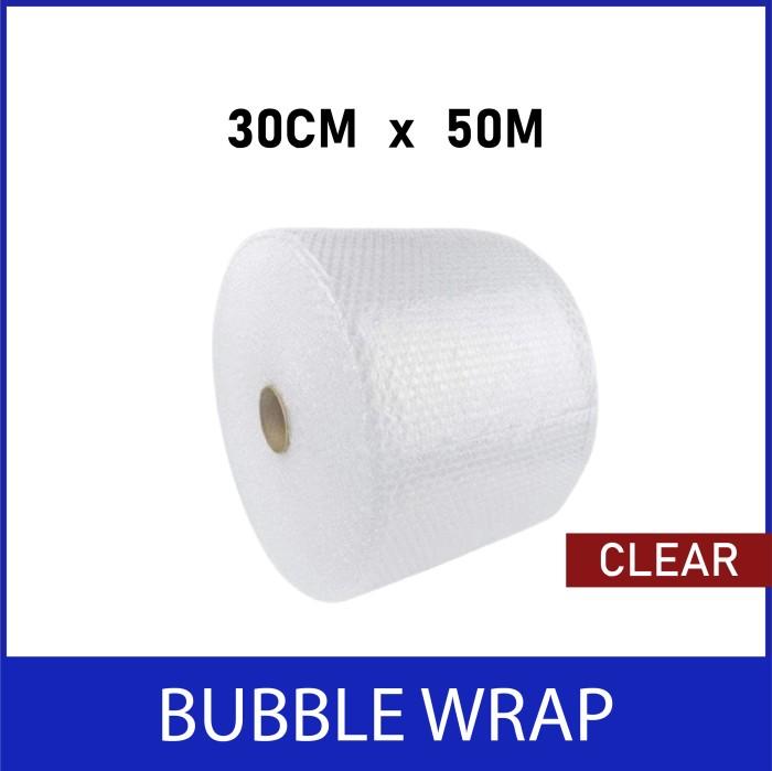 Jual Bubble wrap bening 30cm x 50m | Bubble Wrap Hitam 30cm - 30CM X ...